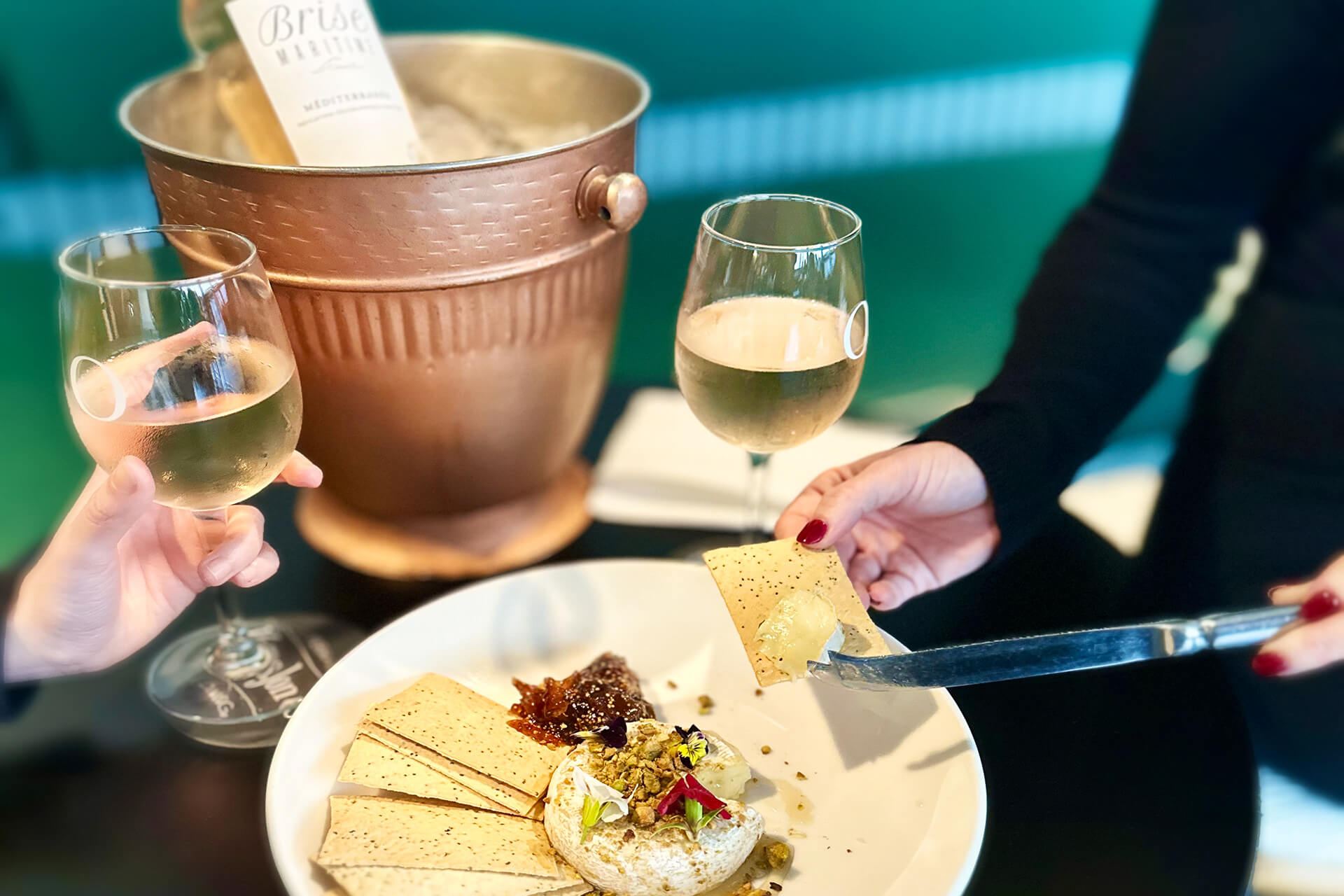 Bastille Baked Camembert and Rosé | The Rocks
